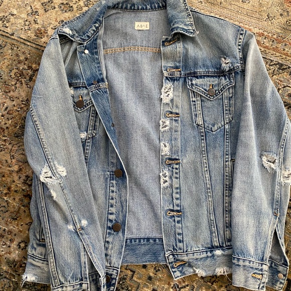 Able | Jackets & Coats | Able Denim Jacket Euc Size Small | Poshmark